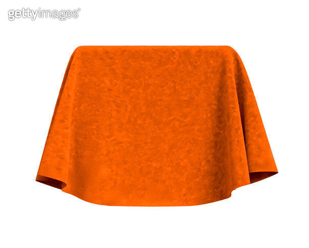 Box covered with velvet fabric. Surprise, award, prize, presentation ...