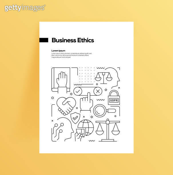 BUSINESS ETHICS Related Banner Design for Web Page, Headline, Brochure ...
