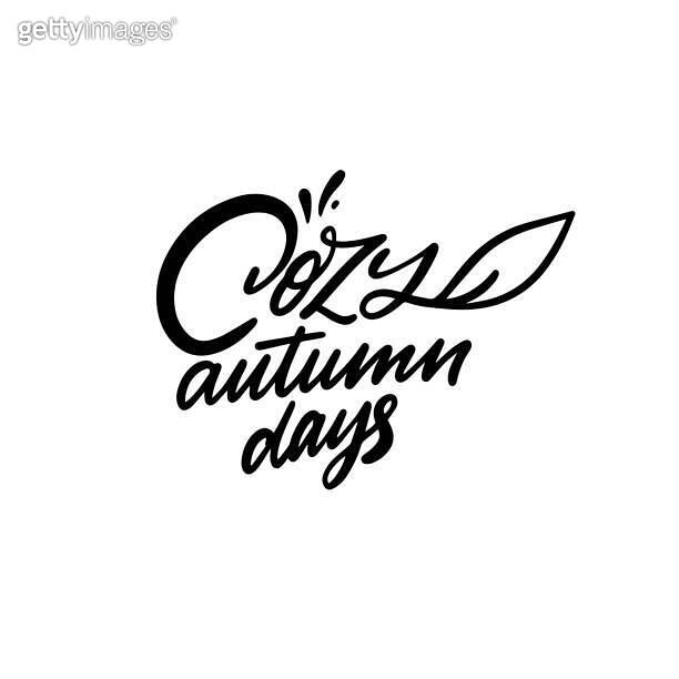 Capture the essence of cozy autumn days with handwritten calligraphy ...