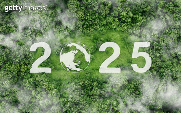 2025 New Year concept for Sustainable environment development goals on ...