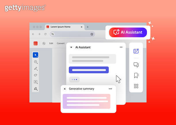 AI Assistant in pdf reader. Generative summary answer from artificial ...