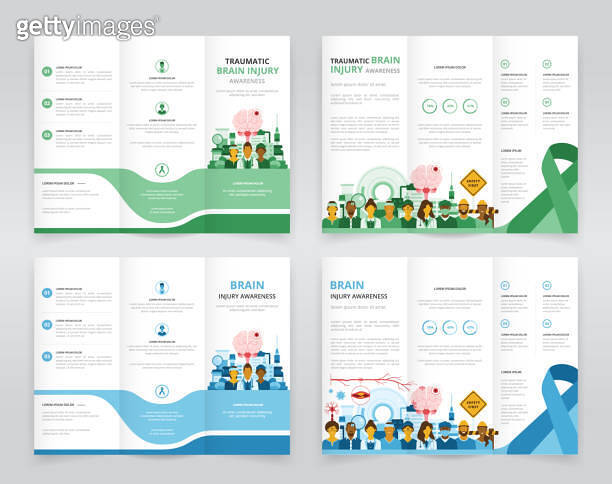 Trifold brochure, pamphlet or triptych leaflet template ideal for ...
