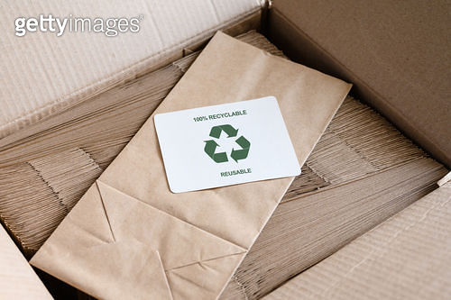 Eco-friendly paper products. Production of packaging from paper and ...