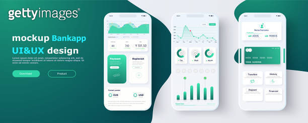Mobile Bank App UI Design for Financial and Data Management ...