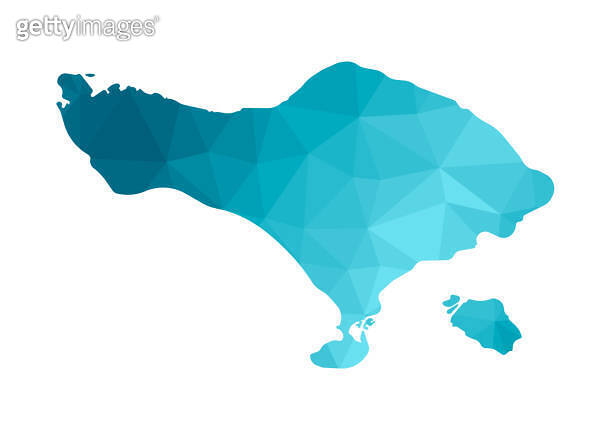 Vector isolated illustration icon with simplified blue silhouette of ...