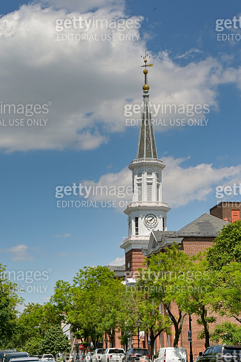 Clock tower of the City Hall in Alexandria, Virginia 이미지 (2152630049 ...