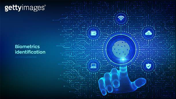 Fingerprint Scanning Biometrics Identification Personal Data Protection Cyber Security