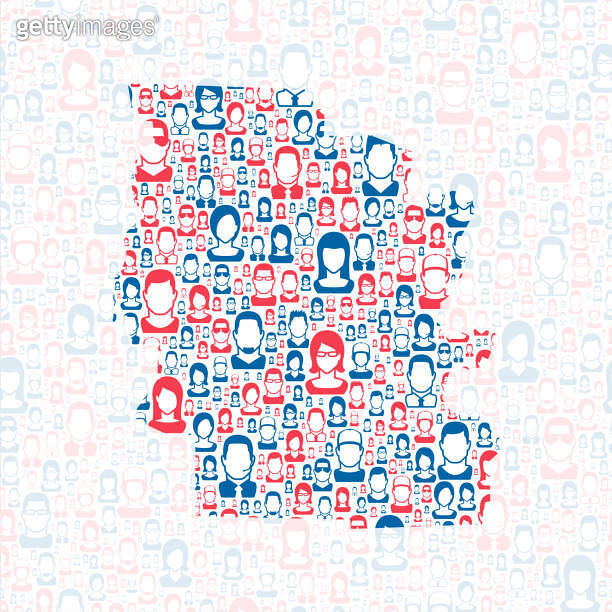 Worcester County, Massachusetts. Map with blue and red People 이미지 ...