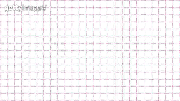 Square wide grid pattern art pink color in dotted line. Dotted line ...