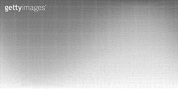 Fading black and white pixel texture with dithering (1930985841) - 게티이미지뱅크
