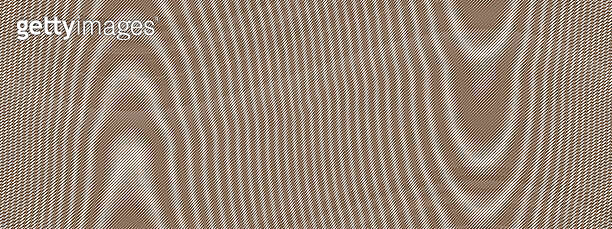 Moire effect or cut wood with surreal psychedelic wave seamless texture ...