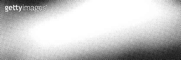 Halftone dots background with grunge grain noise texture. Vector ...