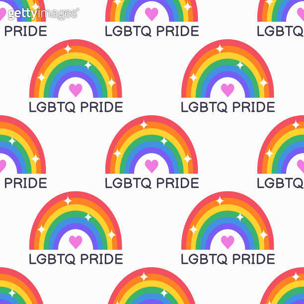 Lgbt Seamless Pattern Pride Month Symbol Of The Lgbt Community Lgbt