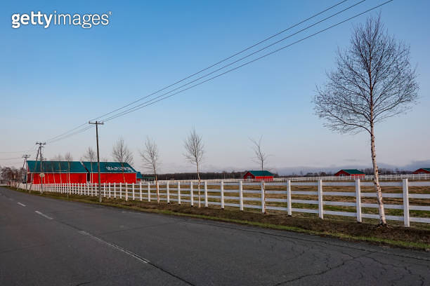 The spacious "Ban'ei Ranch Tokachi" (Obihiro City, Hokkaido ...