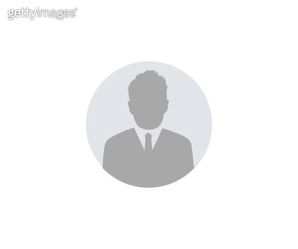 Male face silhouette or icon. Man avatar profile. Unknown or anonymous ...