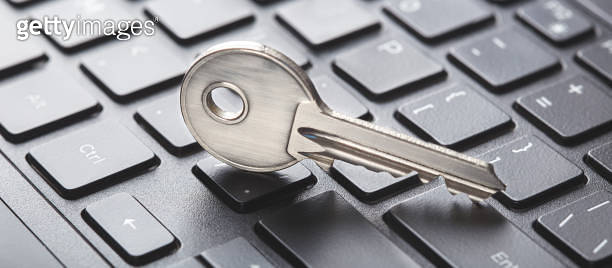 phishing, hacking personal data and money , key and hook on computer ...