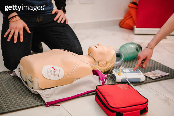 Use an automatic defibrillator in conducting basic cardiopulmonary ...