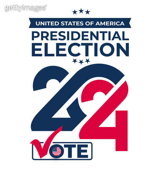 Election day. USA president voting 2024. Election voting poster ...