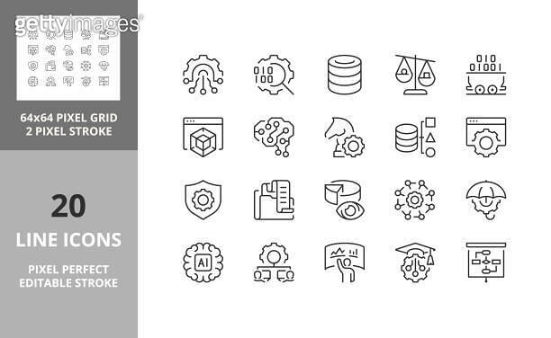 business intelligence 64px and 256px editable vector set 이미지 ...