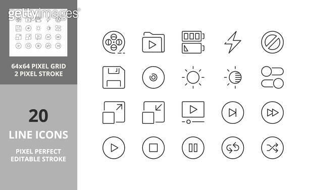 user interface icons 64px and 256px editable vector set 4/4 이미지 ...