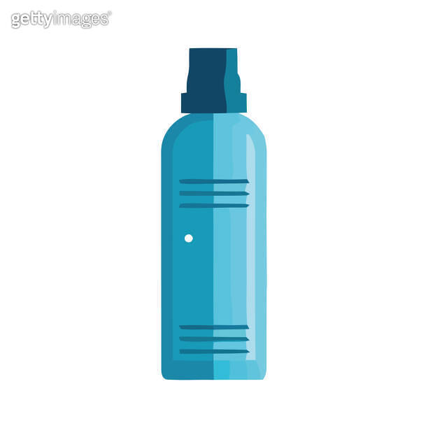 Blue liquid medicine in plastic bottle packaging 이미지 (2041673967) - 게티이미지뱅크