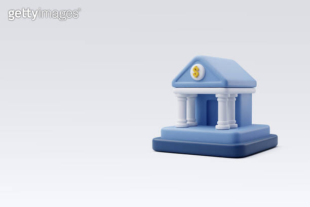 3d Vector Bank building, Bank, Financial services, Business and ...