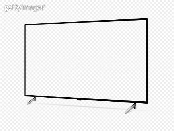 Modern oled tv with transparent screen isolated on transparent background 이미지 (2158224086) - 게티이미지뱅크