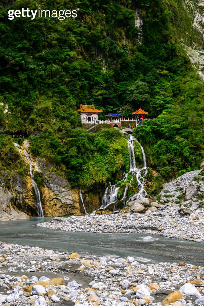 Eternal Spring Shrine or Changchun Shrine in Taroko National Park in ...
