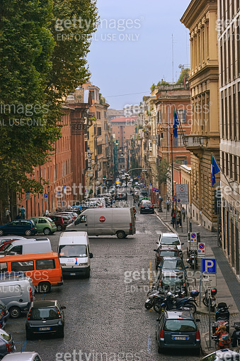 Rome Italy - Via Urbana in the Santa Maria Maggiore Area 이미지 ...