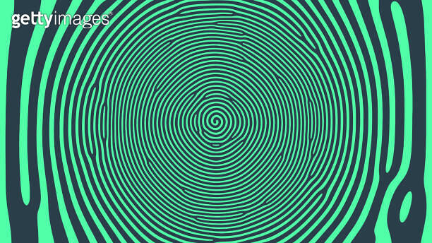 Mesmerize Spiral Psychedelic Art Vector Hypnotical Pattern Turquoise ...