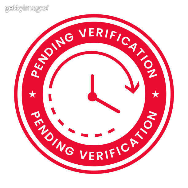 Pending Verification Sign. Pending Verification Sign, Sticker, Banner ...