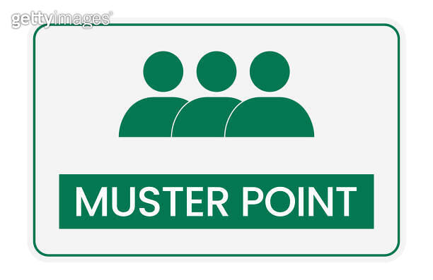 Muster Point Sign Vector Stock Illustration. Safety Symbol, Icon. 이미지 ...