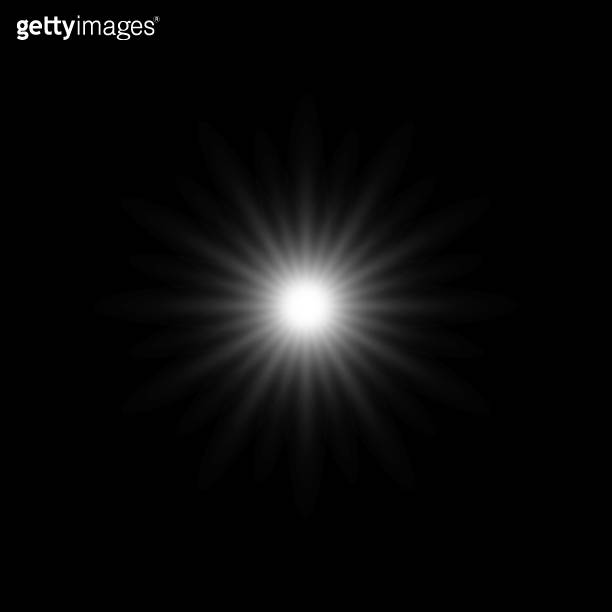 Glare star on black. Light flashes. Vector transparent elements with glow effect 이미지 (2066268422 ...