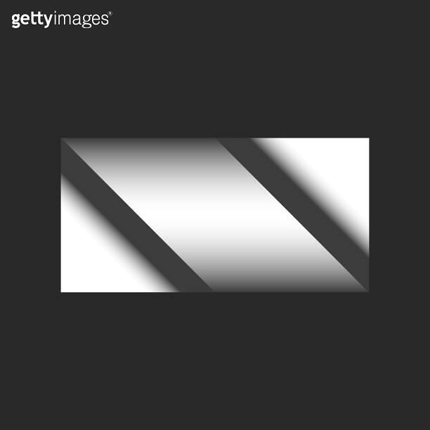 Letter N initial 3d creative initial from white folded sheet of paper ...