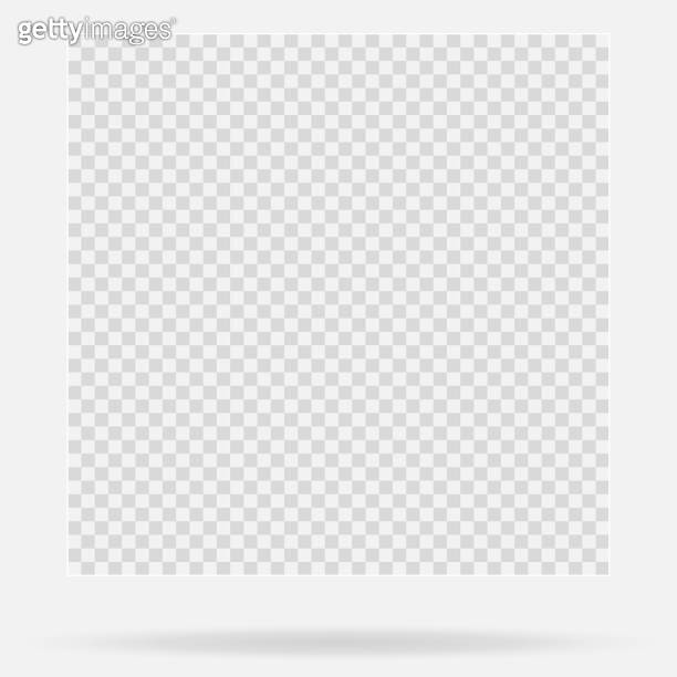 Square grid with transparent background effect for screen with shadow ...