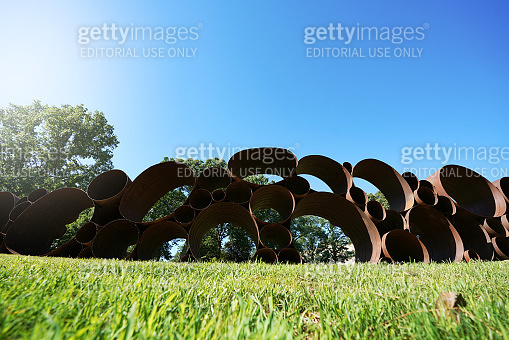 The Attun sculpture by artist DeWitt Godfrey at Dix Park in downtown ...