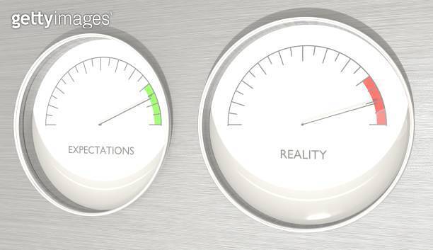 Difference between life expectations and reality. Simple life ...