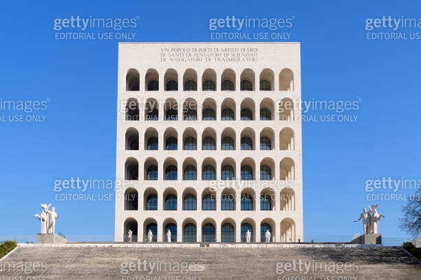 Colosseo Quadrato - Square Colosseum. The Palazzo della Civilta ...