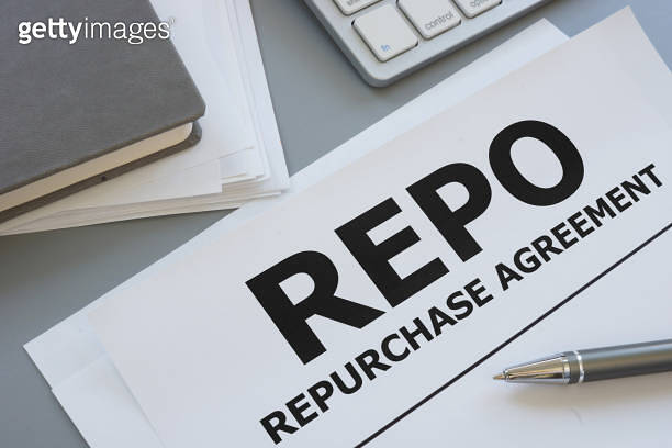 Repurchase Agreement REPO as Business and financial concept 이미지 ...