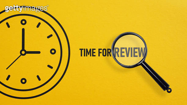 Time For Review is shown using the text 이미지 (1924407816) - 게티이미지뱅크