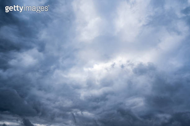 An Enigmatic and Dramatic Cloudy Sky Depicting Turbulent Weather ...