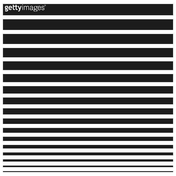 Horizontal black lines. Thin and thick shapes. Repeating line pattern ...