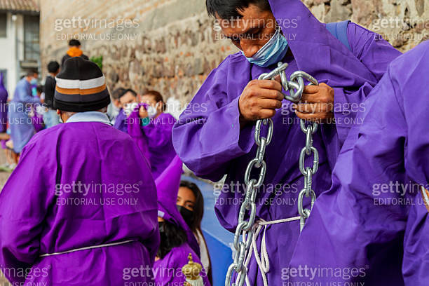 Holy week in Quito, Ecuador - Jesus del Gran Poder Procession ...
