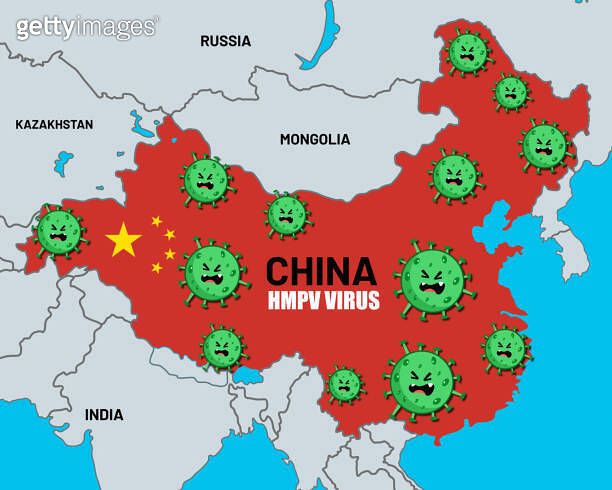 human metapneumovirus epidemic of HMPV spread over the world HMPV virus ...