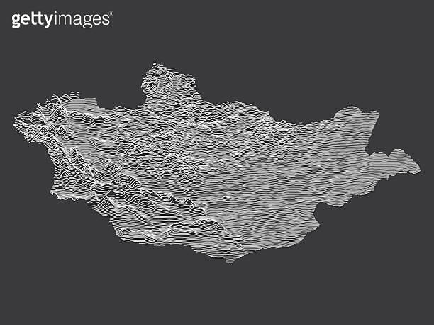 Detailed relief topographic map of MONGOLIA (2207900794) 일러스트, 무료 일러스트 ...