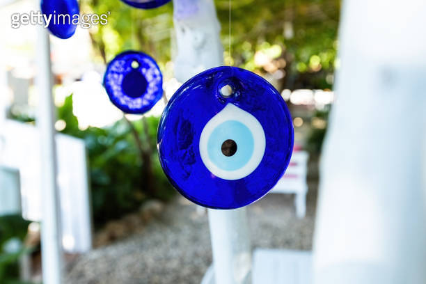 The Turkish eye, also known as the Nazar Boncuk, is a blue glass bead ...