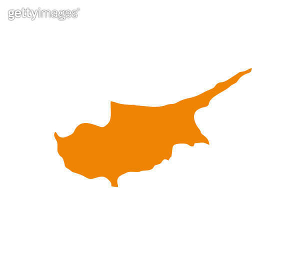 Cyprus map. High detailed blue map of Cyprus vector design and ...