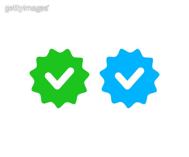 Verified badge icon tick symbol approved check mark icon. Verified and ...